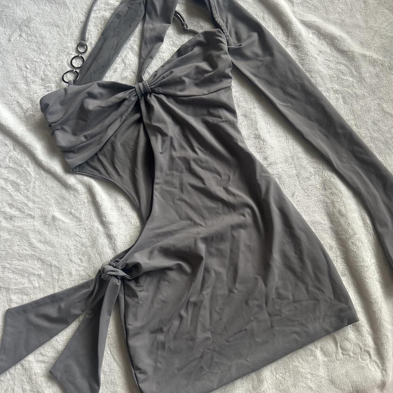 Outcast Clothing Zarah Mini Dress Charcoal Size M... | Depop