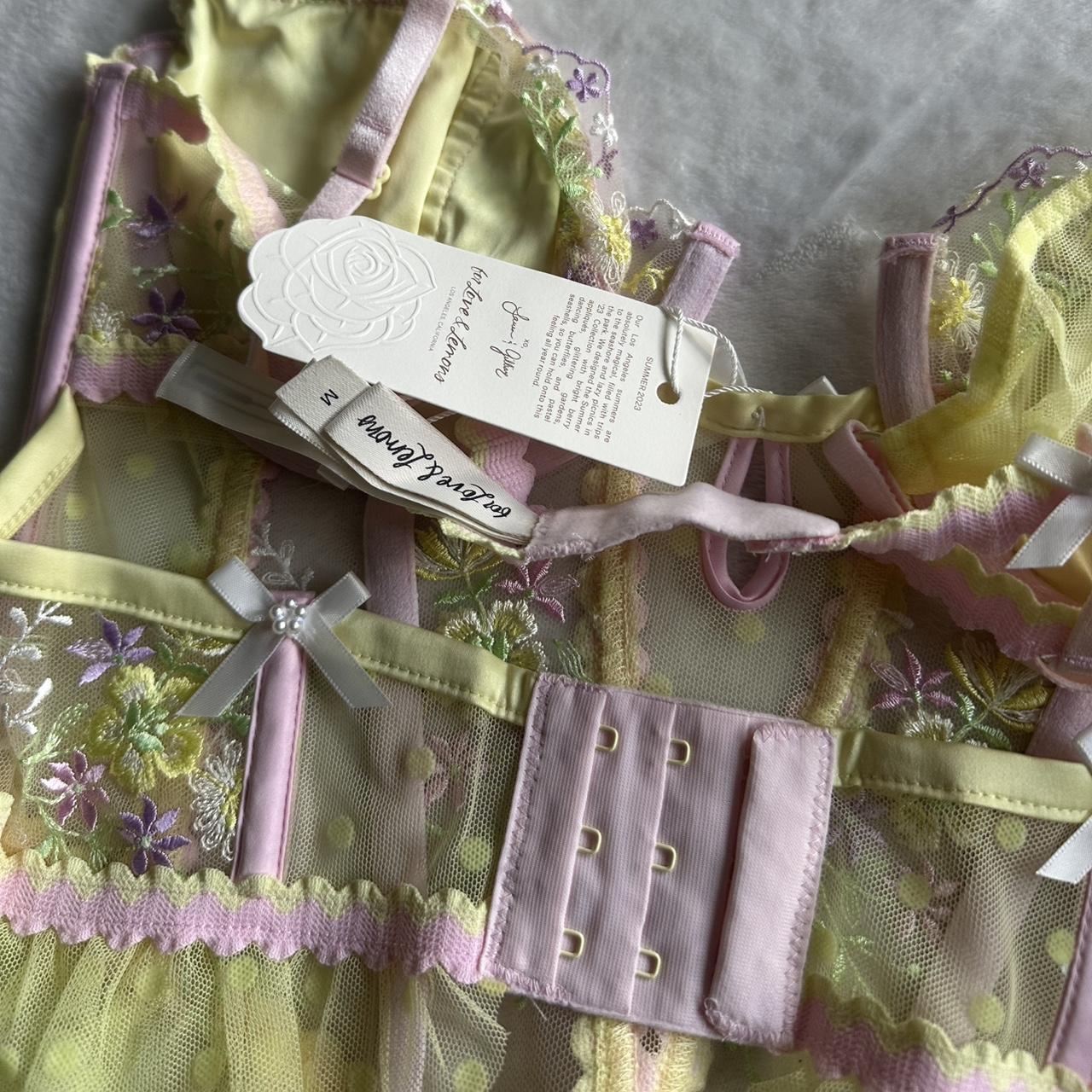 For love & lemons buttercup bunches corset top Size... | Depop