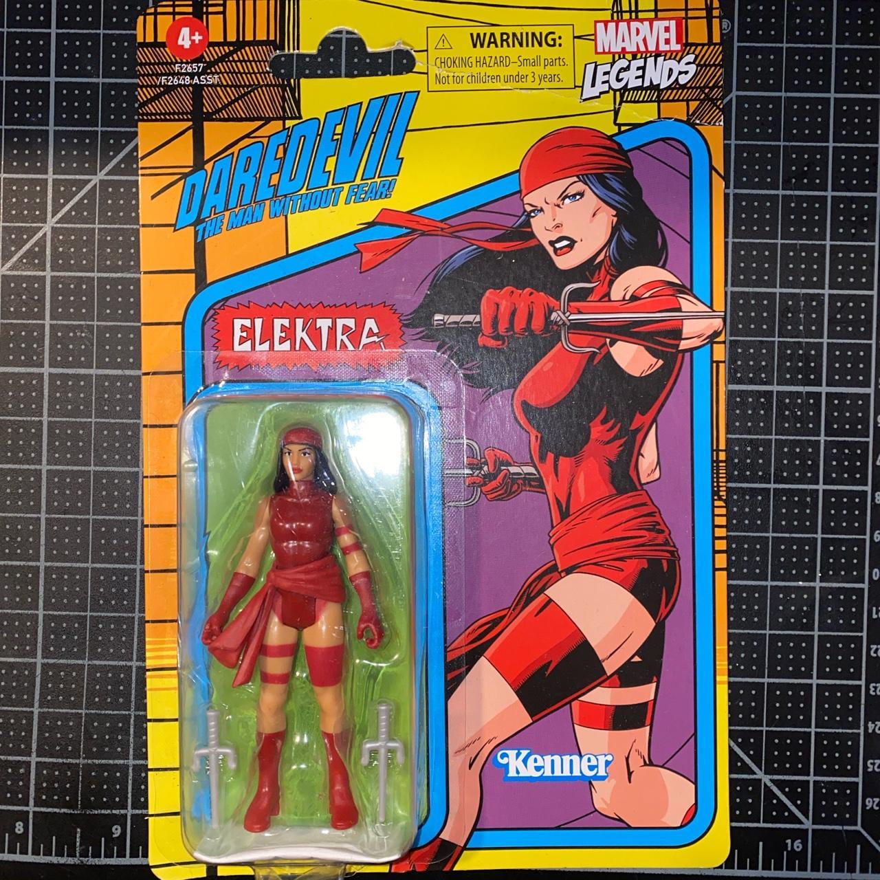 Marvel Legends Elektra from Daredevil Kenner Action... - Depop