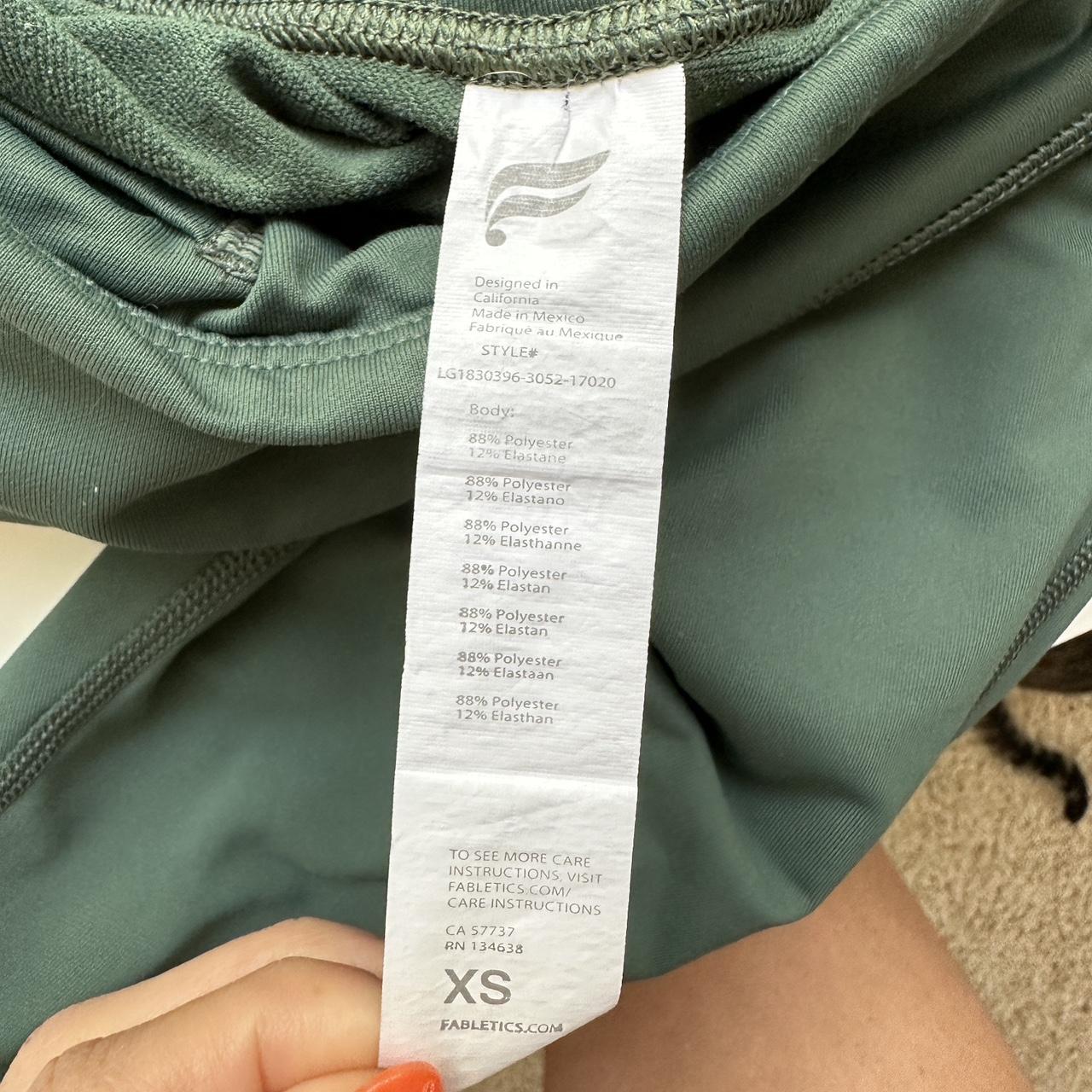 Green Fabletics Leggings - Depop