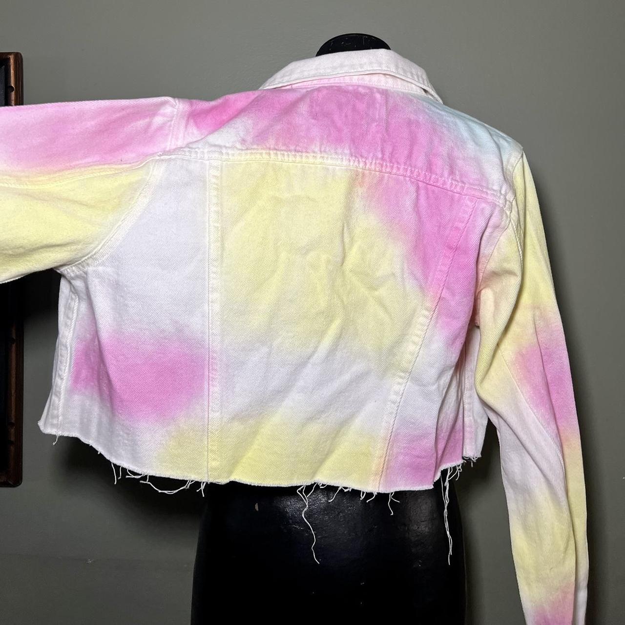 Bunulu Levi Signature Tie Dye Jean Jacket Size:... - Depop