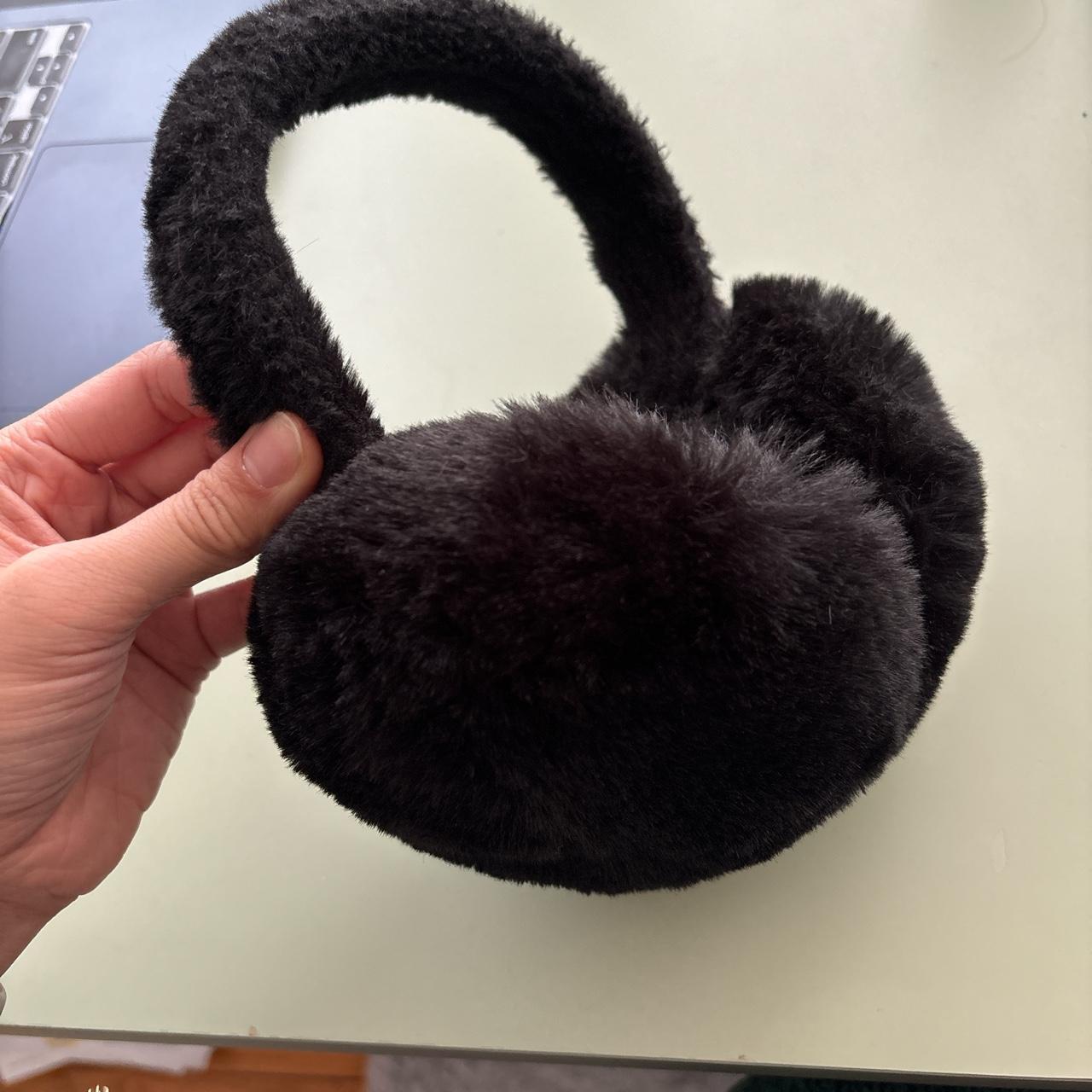 Black womens ear muffs Super comfy and warm Message... - Depop