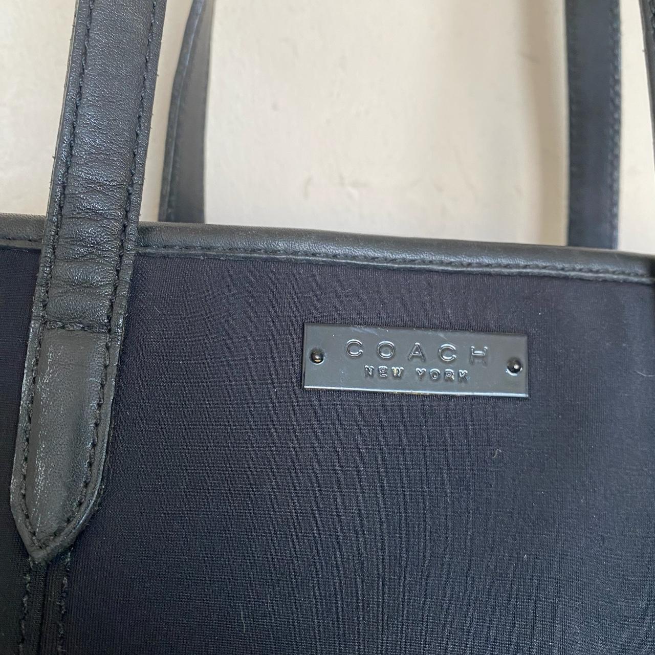 Coach Neoprene Vintage Bag Black purse with... - Depop