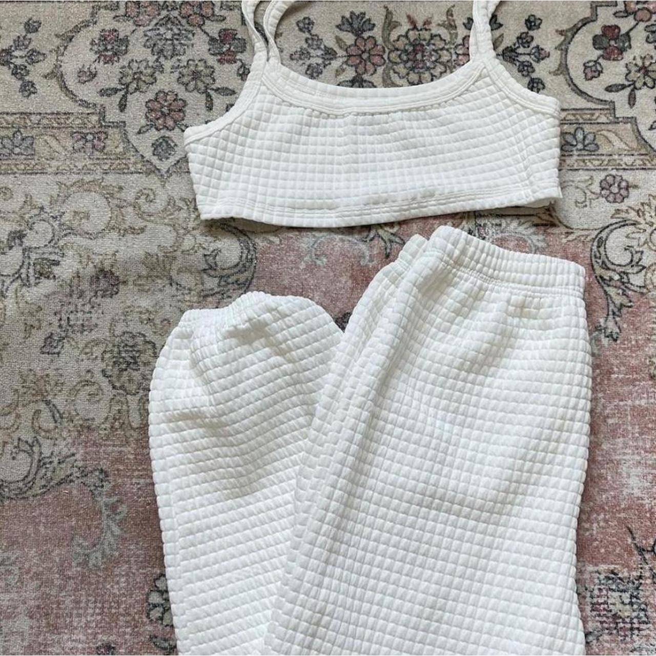 Princess Polly White Sweat Set Cream color ... - Depop