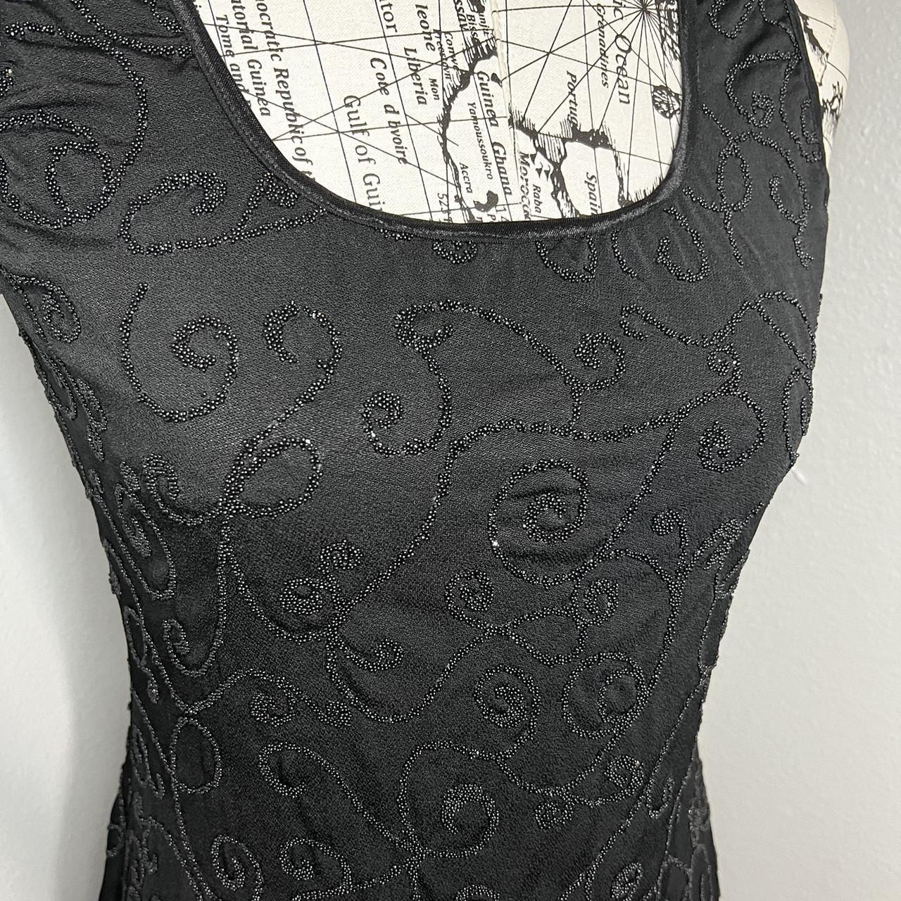 Vintage Rhapsody Stunning mini black dress in... - Depop