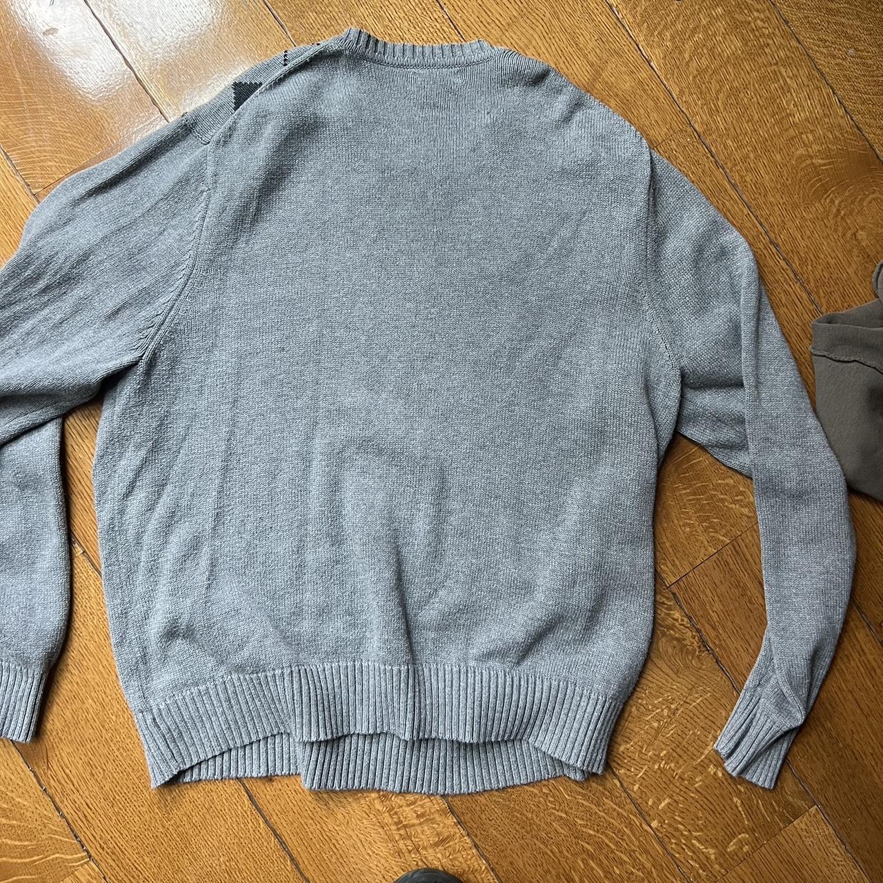 george xl argyle sweater super comfy and perfect for... - Depop