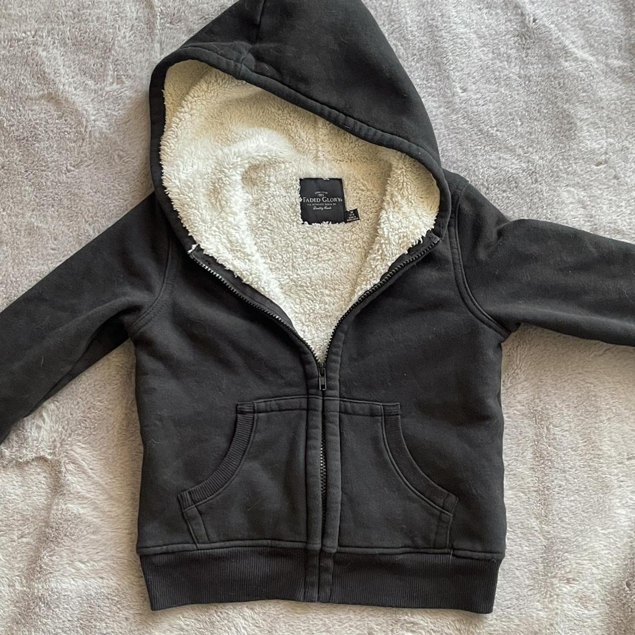 Kids Faded glory Fur lined Jacket Size M... - Depop