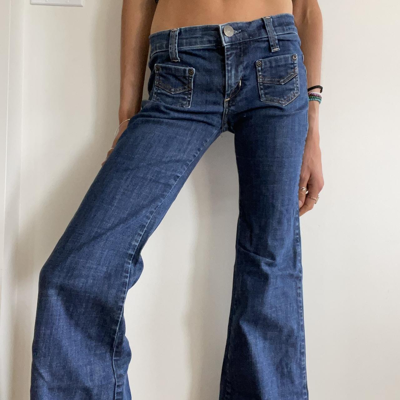 Vintage lowrise Dittos bootcut jeans. Size 26.... - Depop