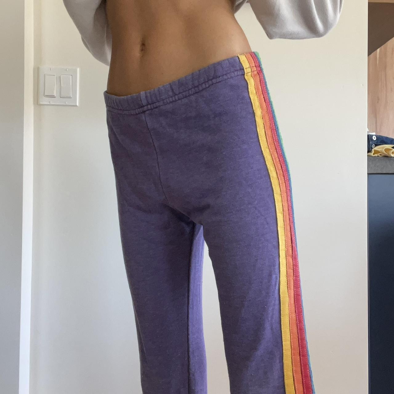 Purple Aviator nation sweatpants. Fit a womens xs/s.... - Depop