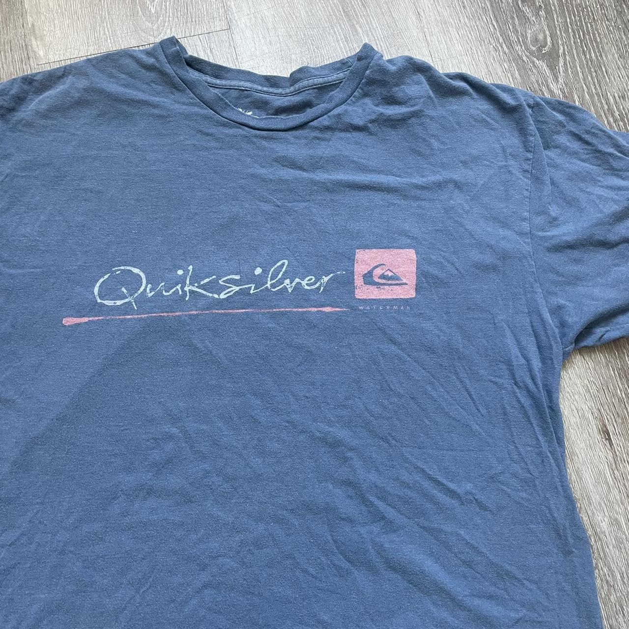 vintage quicksilver graphic tee. Size large. Perfect... - Depop