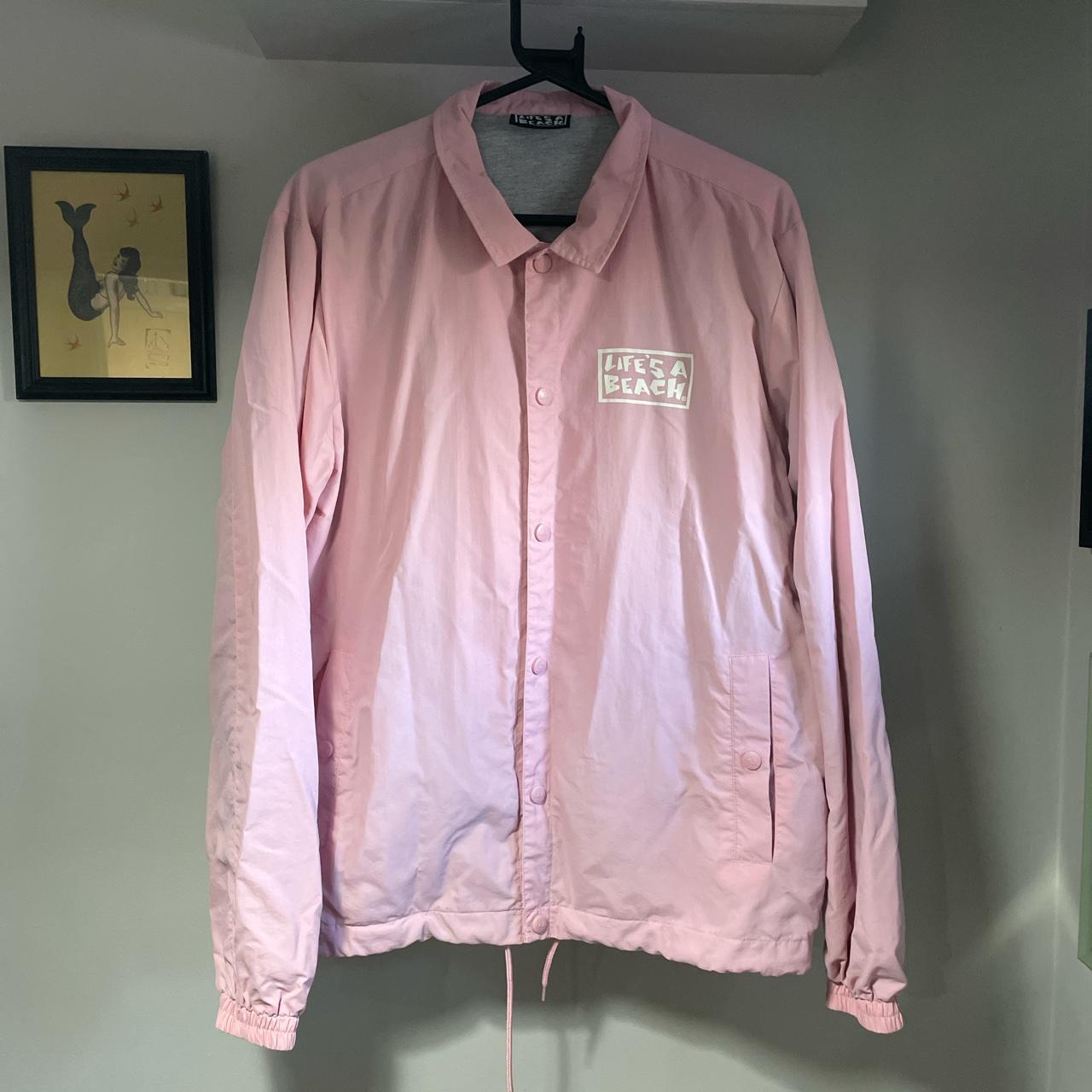 Men's Pink Jacket | Depop