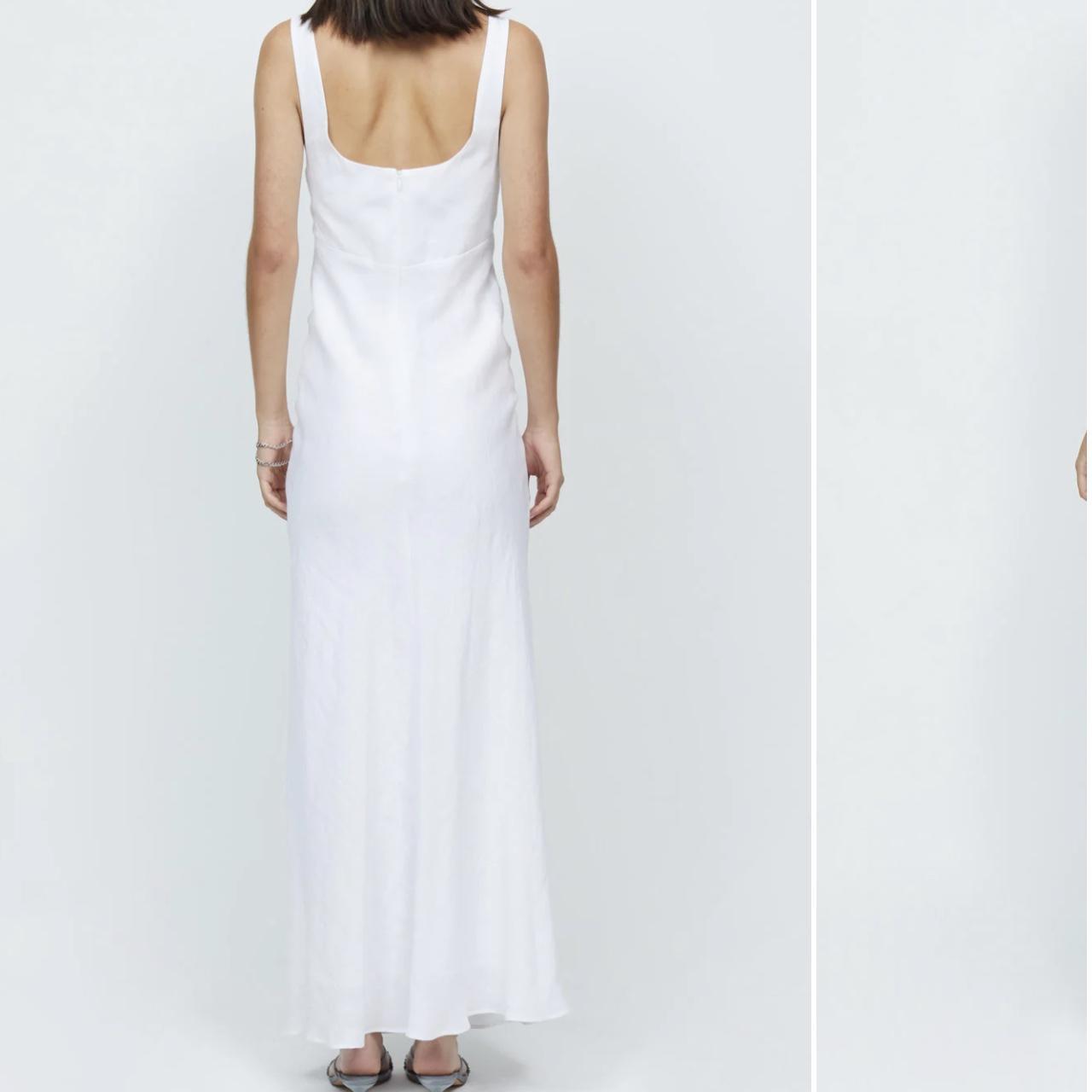 Bec & Bridge Women's White Dress | Depop