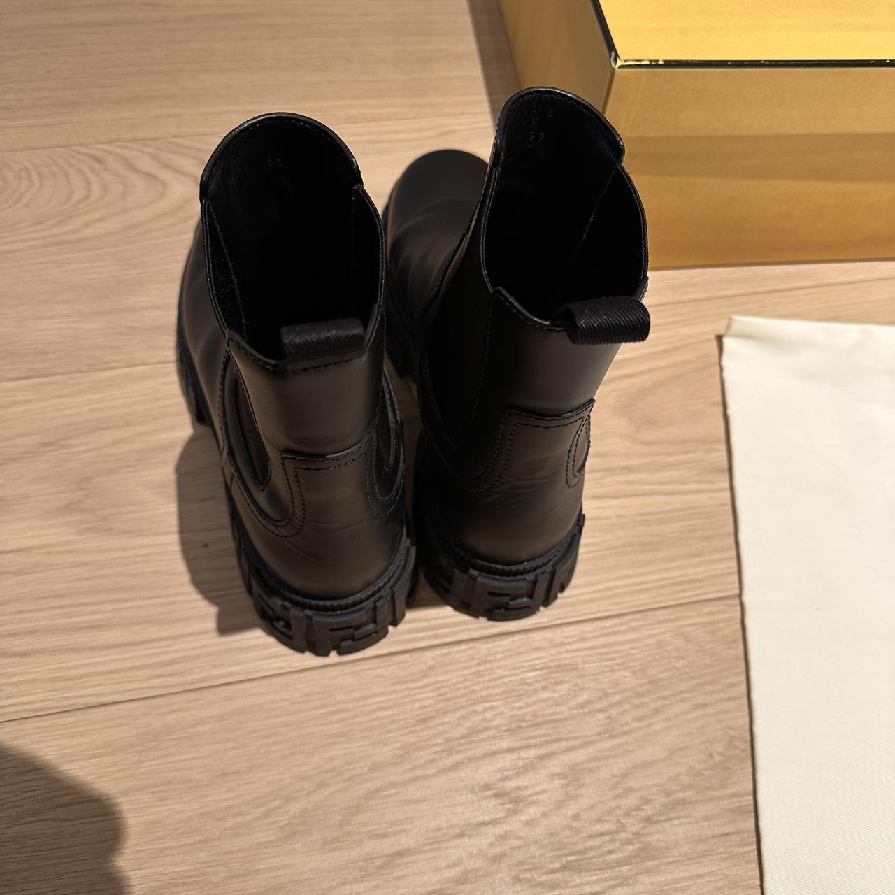 Fendi Force Leather Chelsea Boots (comes with box... - Depop