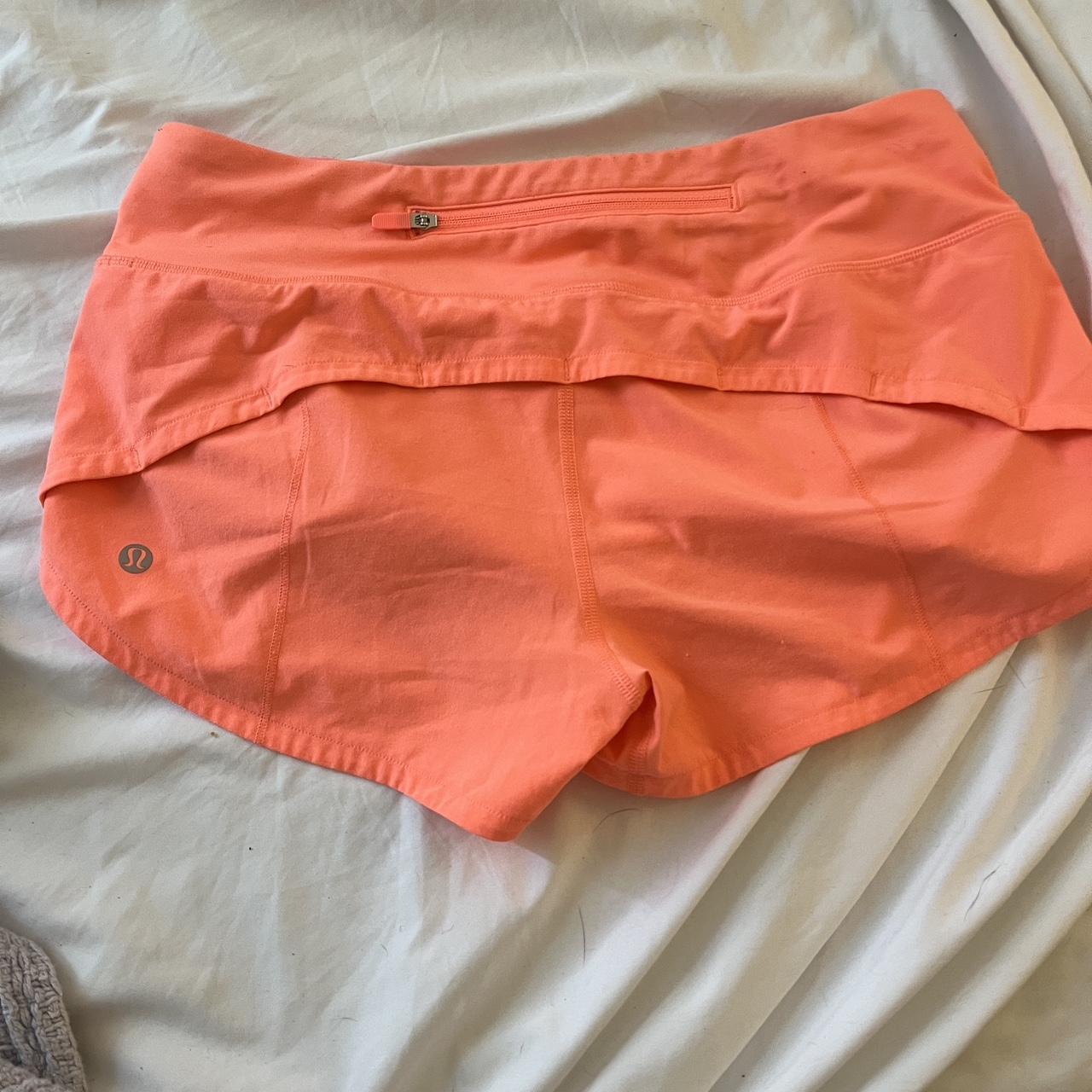 Highlight Orange Lulu Shorts No Flaws Color No Depop