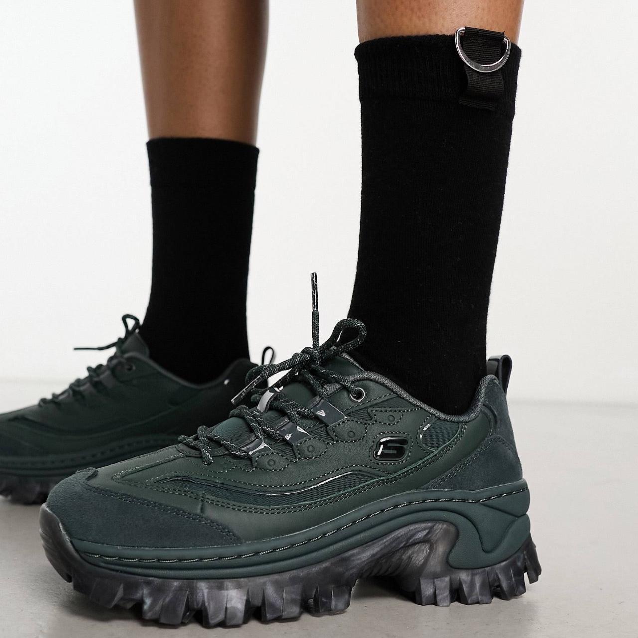 Skechers x Doja Cat Hi-ryze chunky trainers in... - Depop