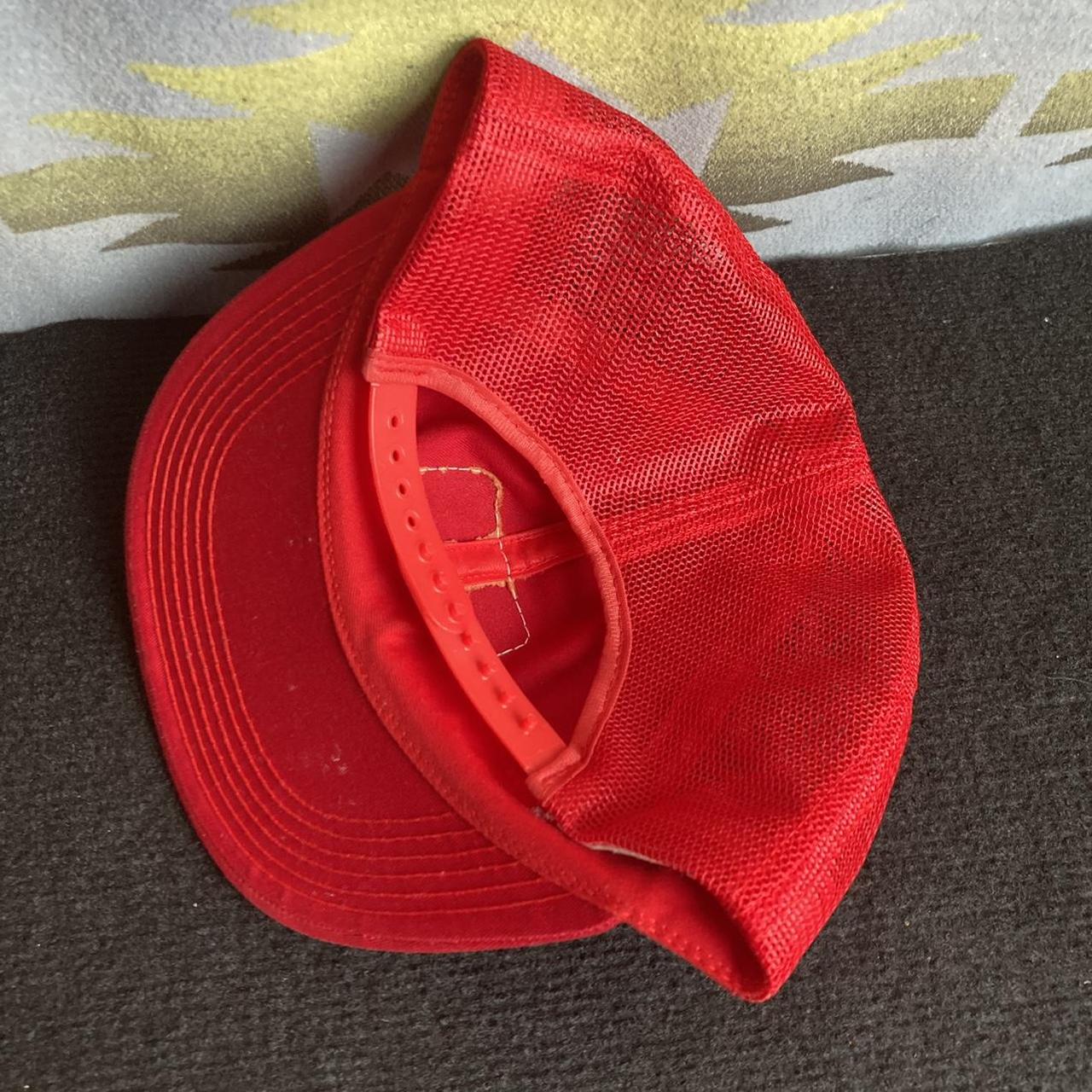 Vintage 80s CAT Caterpillar Diesel Power Red... - Depop