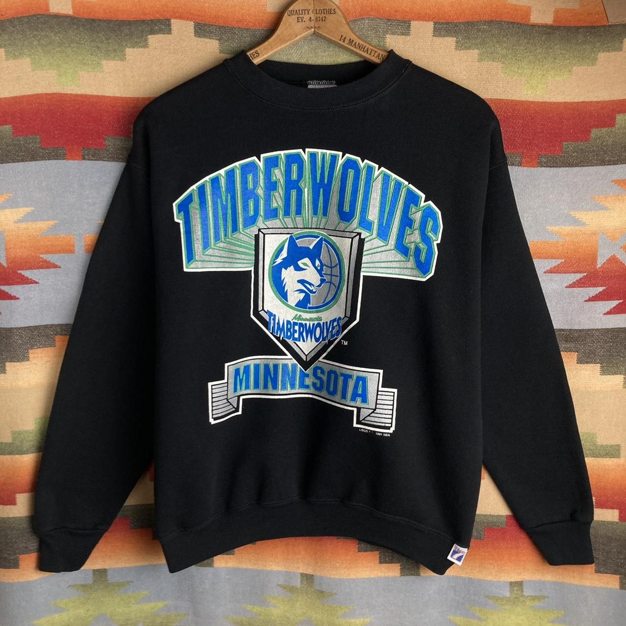 Vintage 90s 1991 Minnesota Timberwolves NBA... - Depop