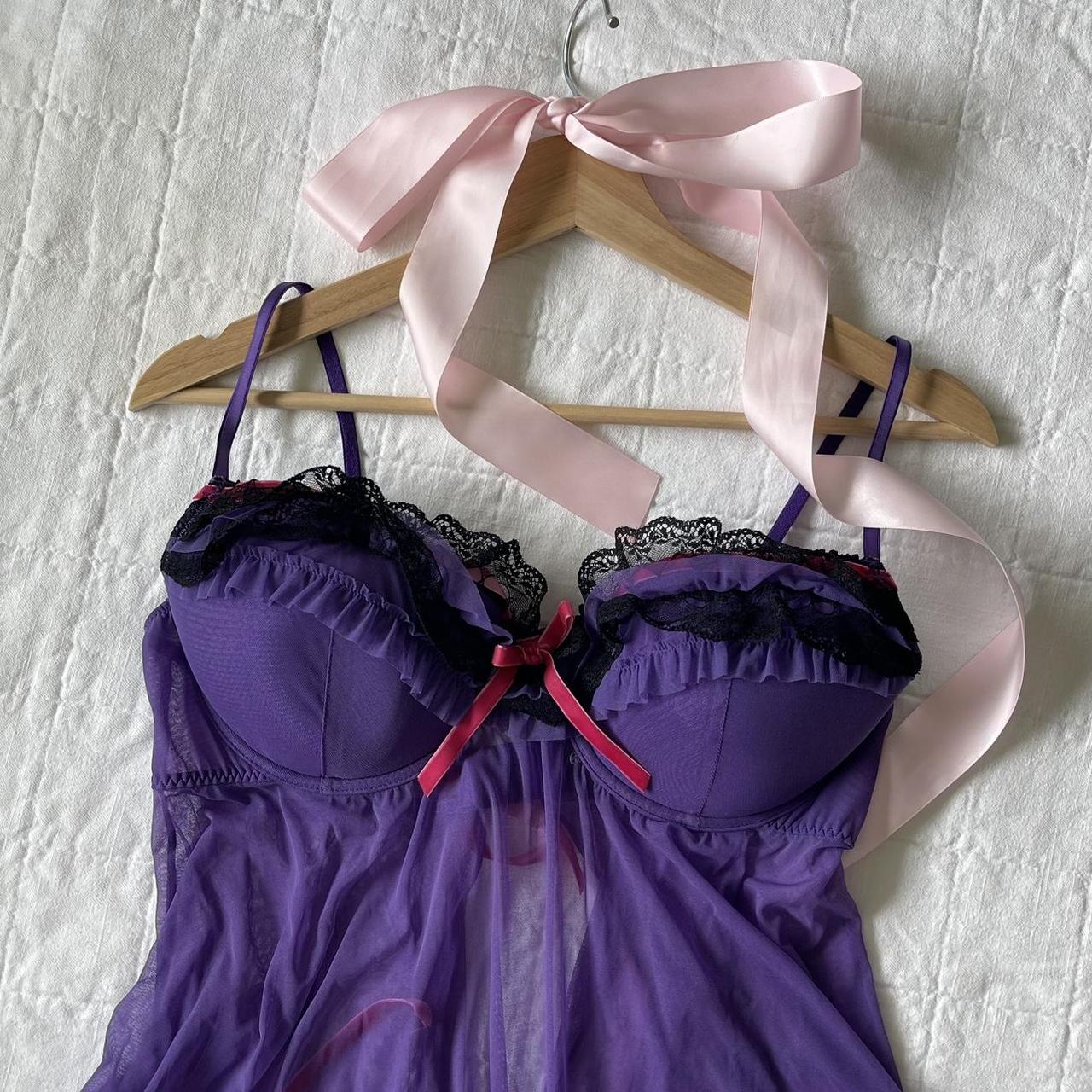 vintage y2k cassandra intimates lace ruffle lingerie... - Depop