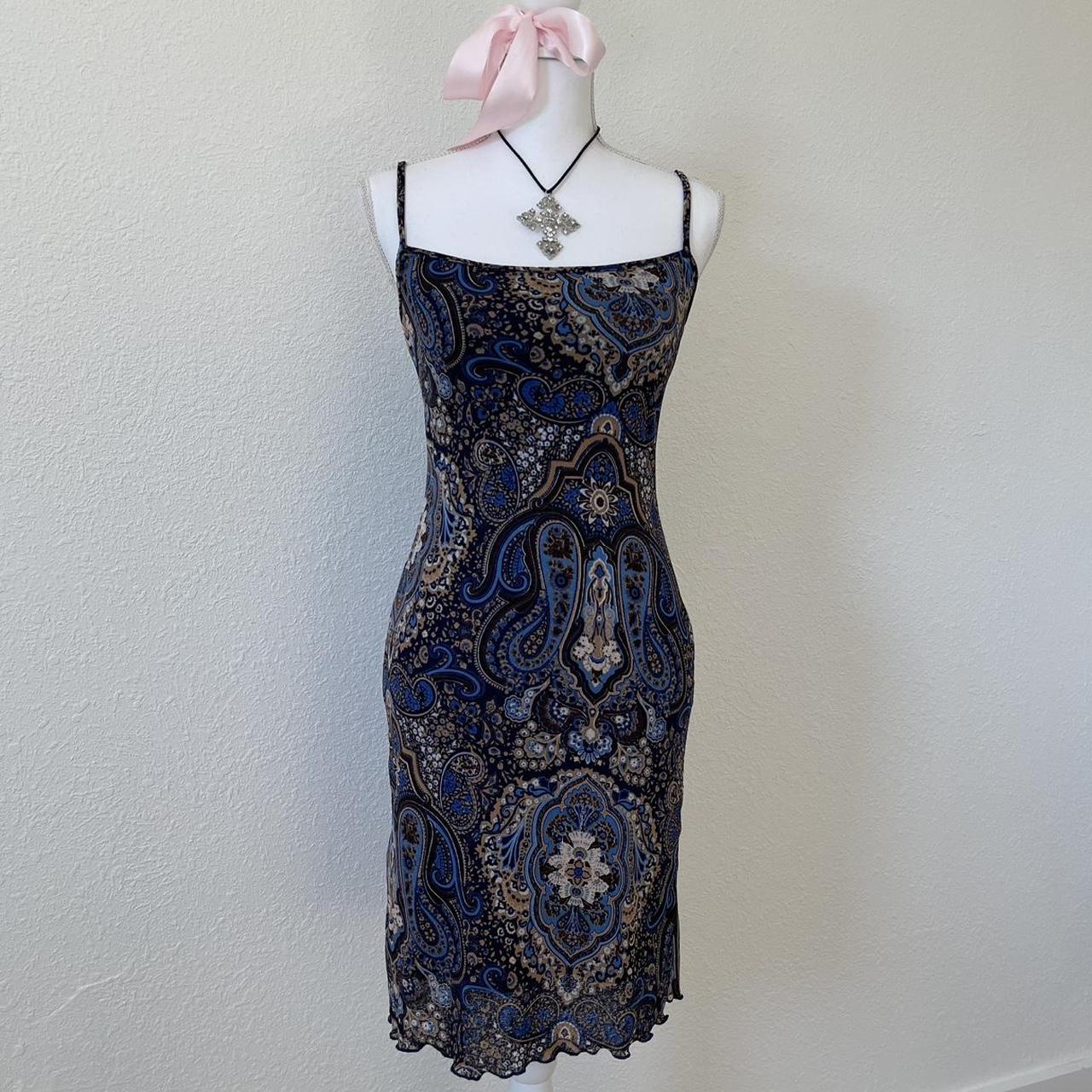 early 2000s mesh midi dress 🎀 INFO: vintage y2k... - Depop