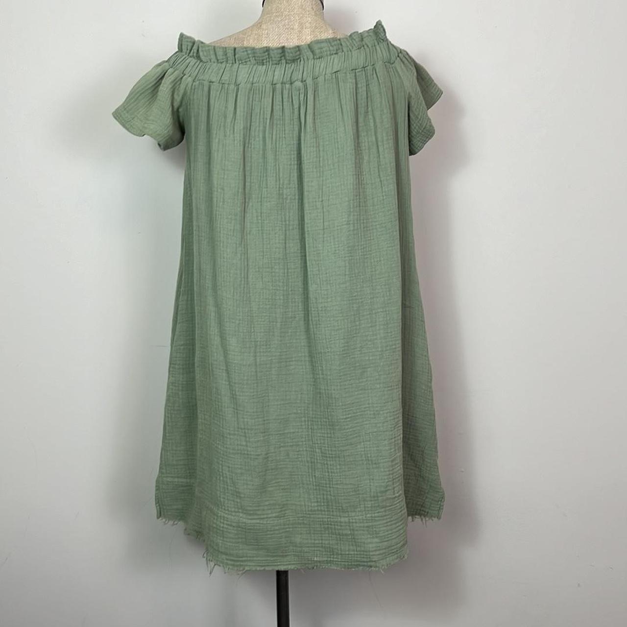 Amadi Dress Small Guaze Look Off the Shoulder Dress... - Depop