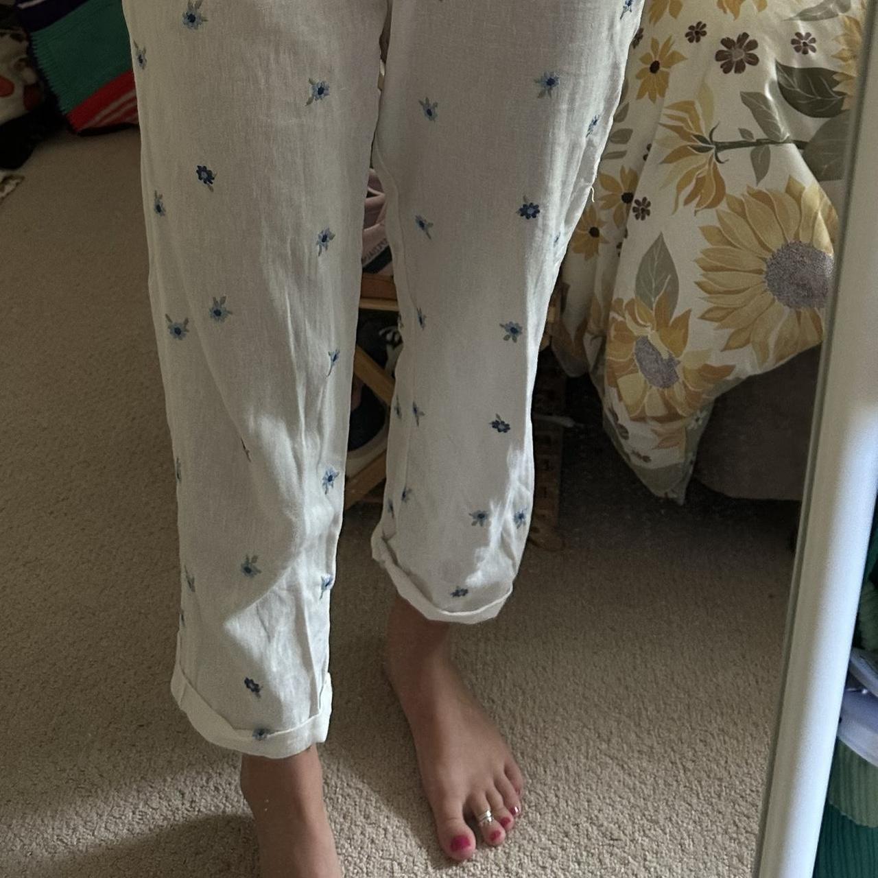 ghanda pants size 8 worn a couple of times $15 - Depop