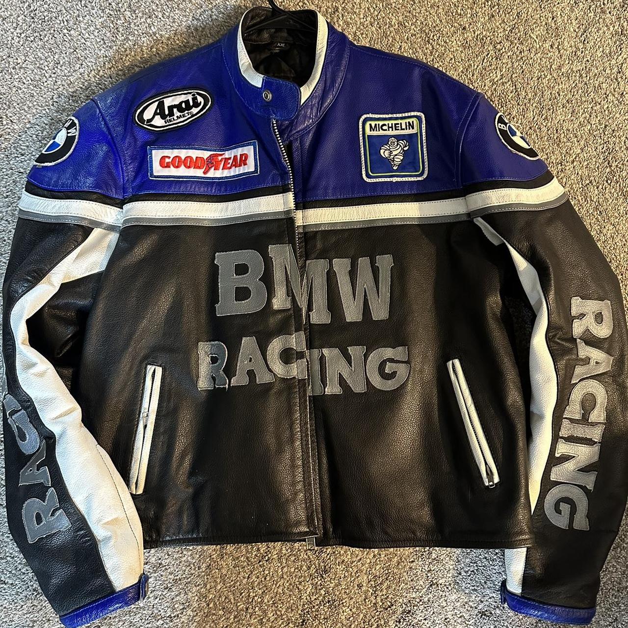 Real leather BMW jacket - Depop
