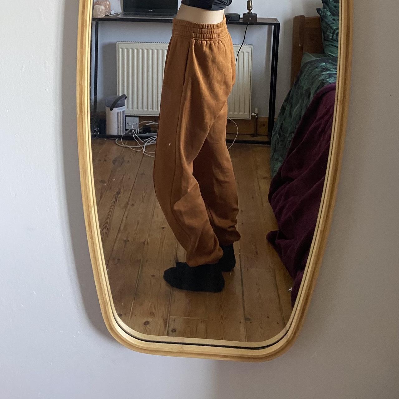 coolest oversized brown nike joggers ! cutest colour... - Depop