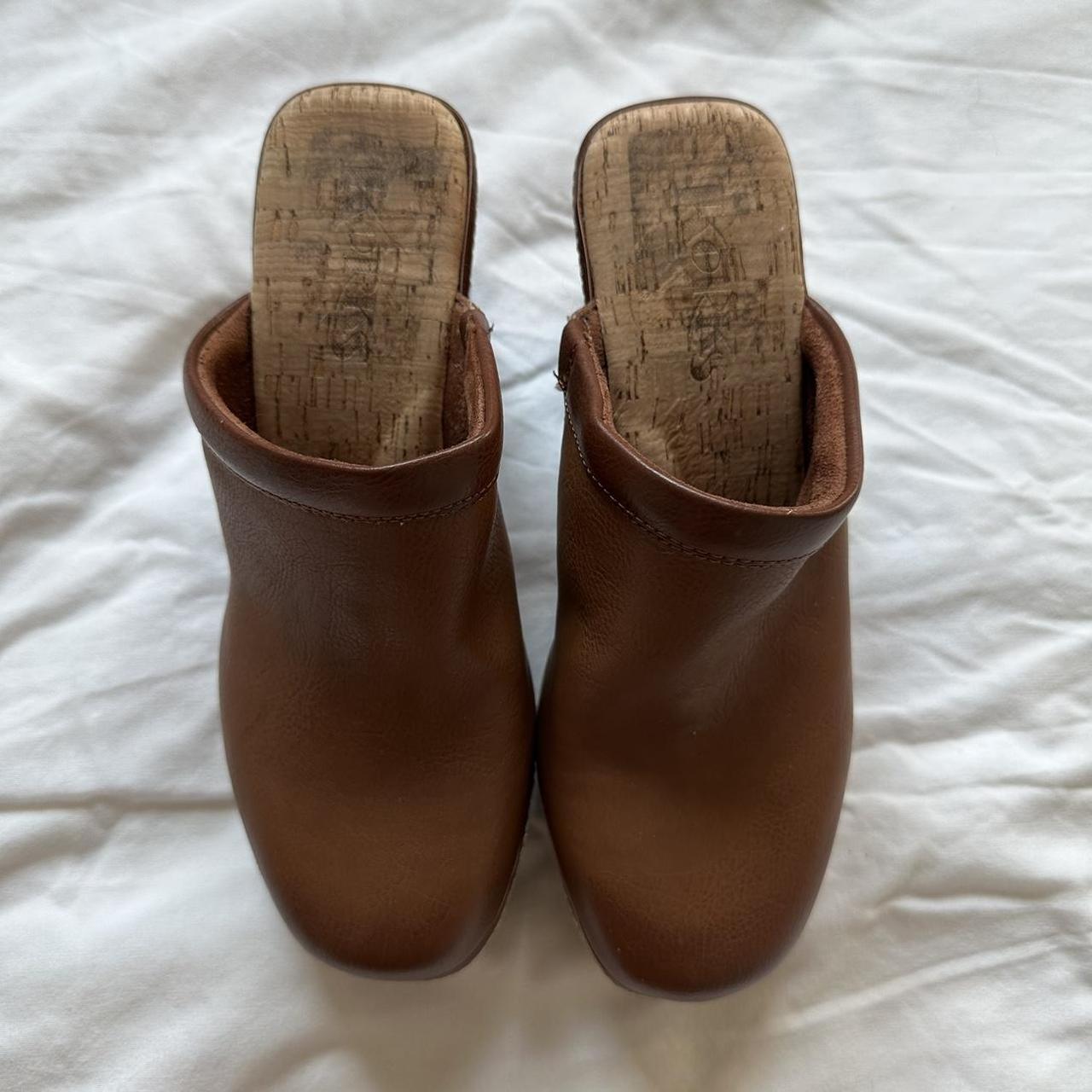 The cutest brown leather kork’s heal clogs. These... - Depop