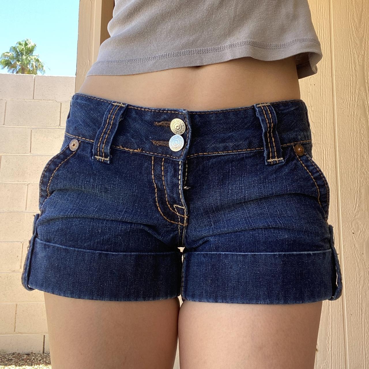 Vintage True Religion shorts In the style Sammy.... - Depop