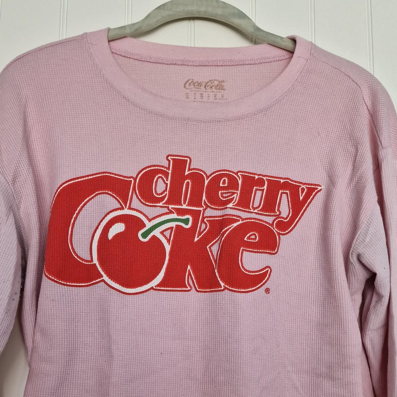 Coca-Cola Women's Pink Crop-top | Depop