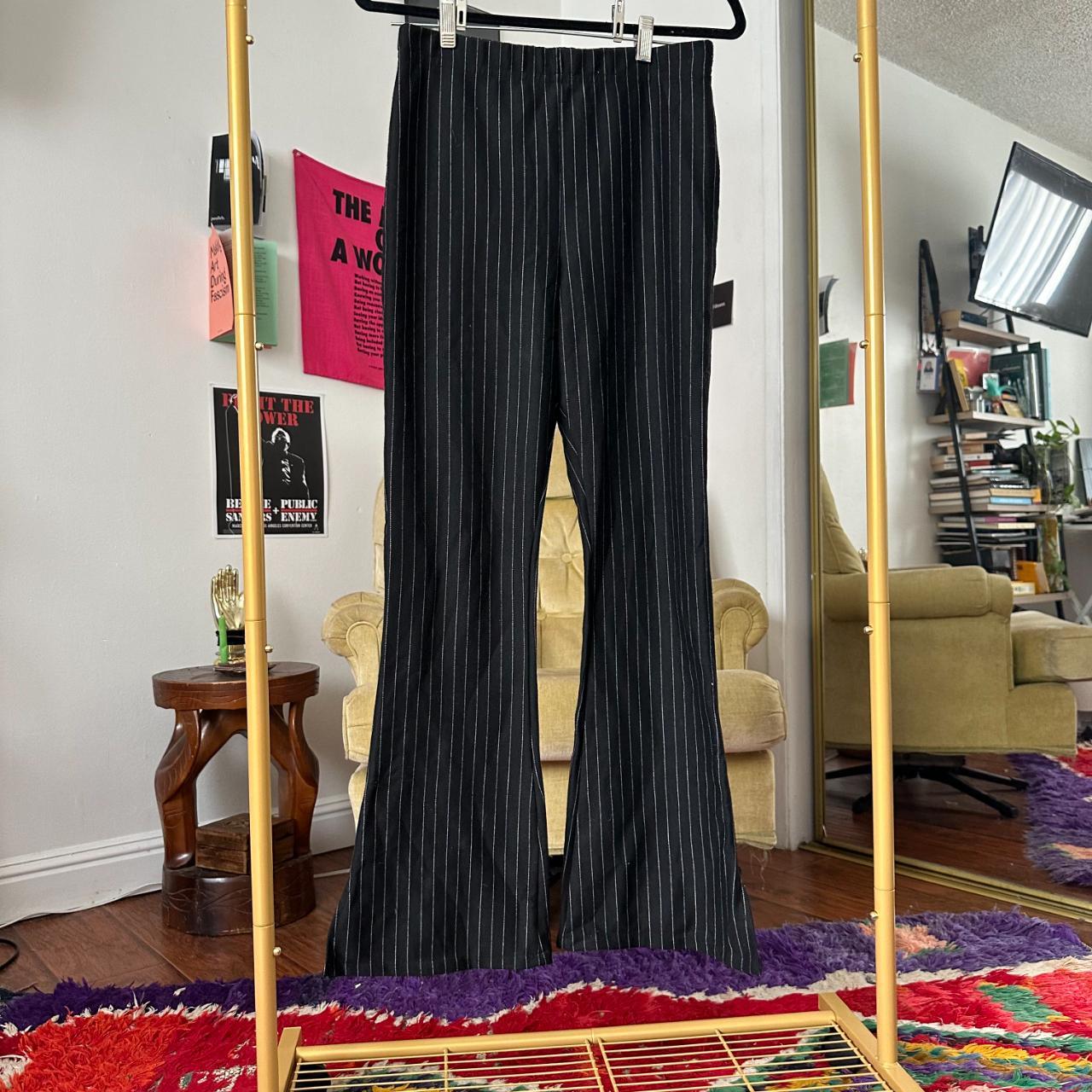 Urban outfitters striped flared pants Makes your... - Depop