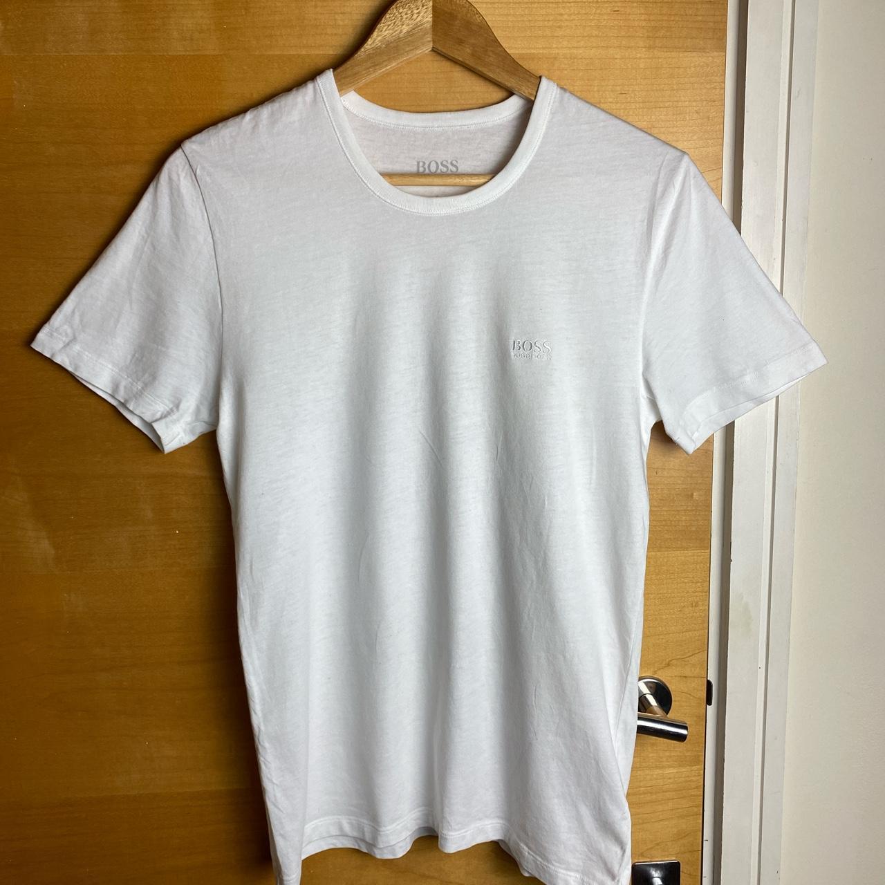 Hugo Boss White tee - Size Small Excellent... - Depop