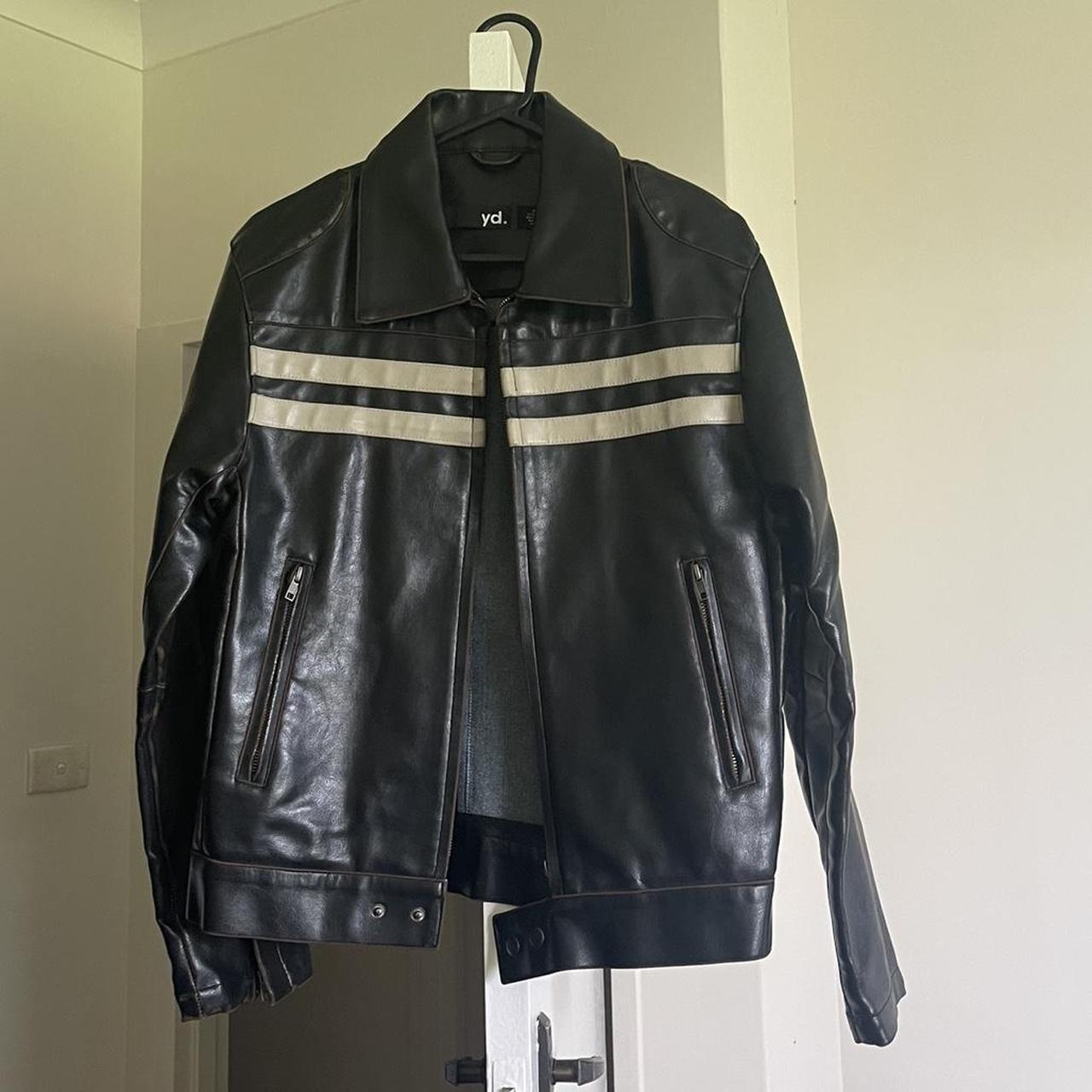 gorgeous Yd. leather jacket size mens XS (women’s... - Depop
