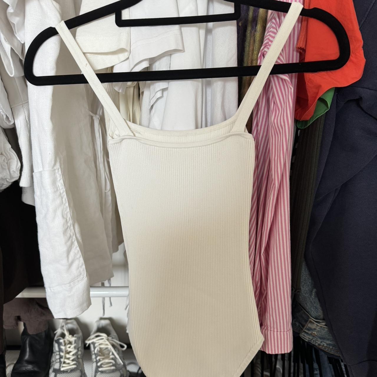 White Sir The Label Ribbed Bodysuit. Great... - Depop