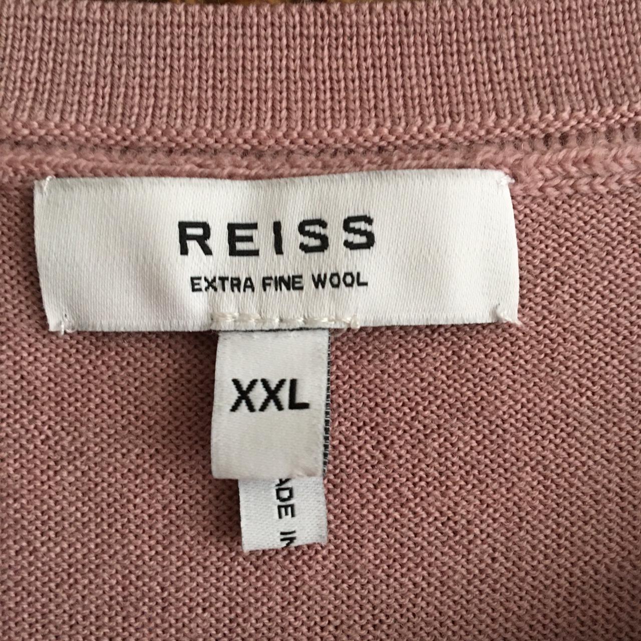 REISS fine merino wool crew neck jumper, 100% wool,... - Depop