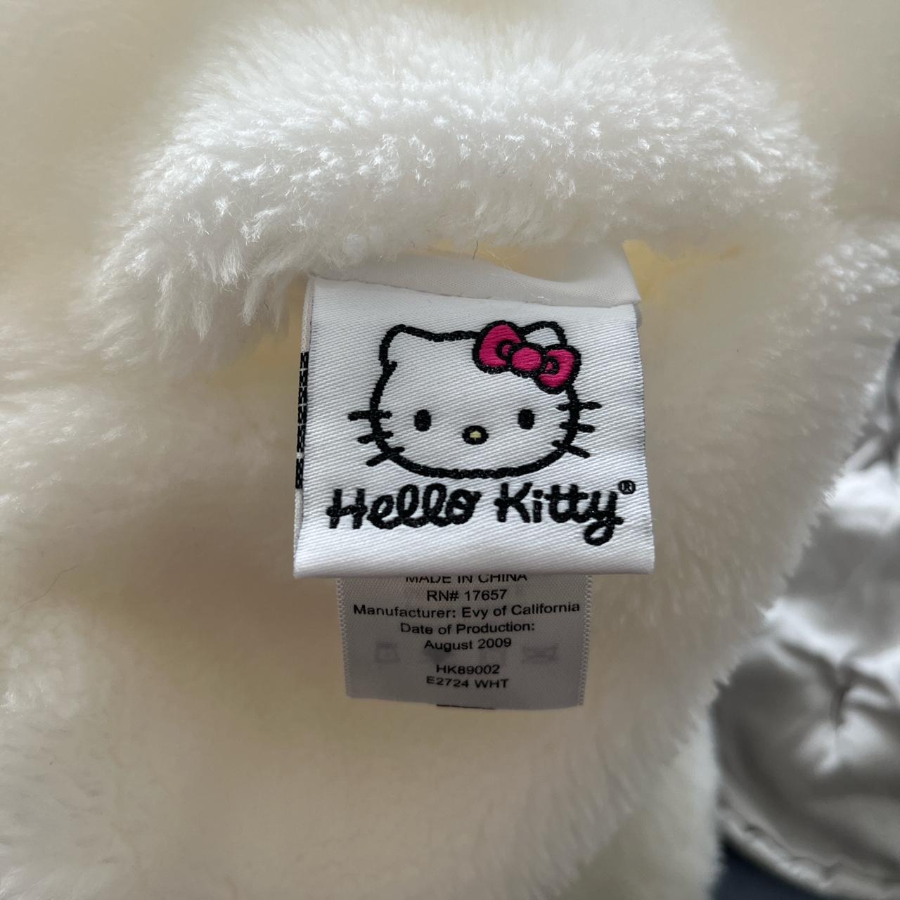 White Hello Kitty Sanrio Fur Winter Vest Size... - Depop