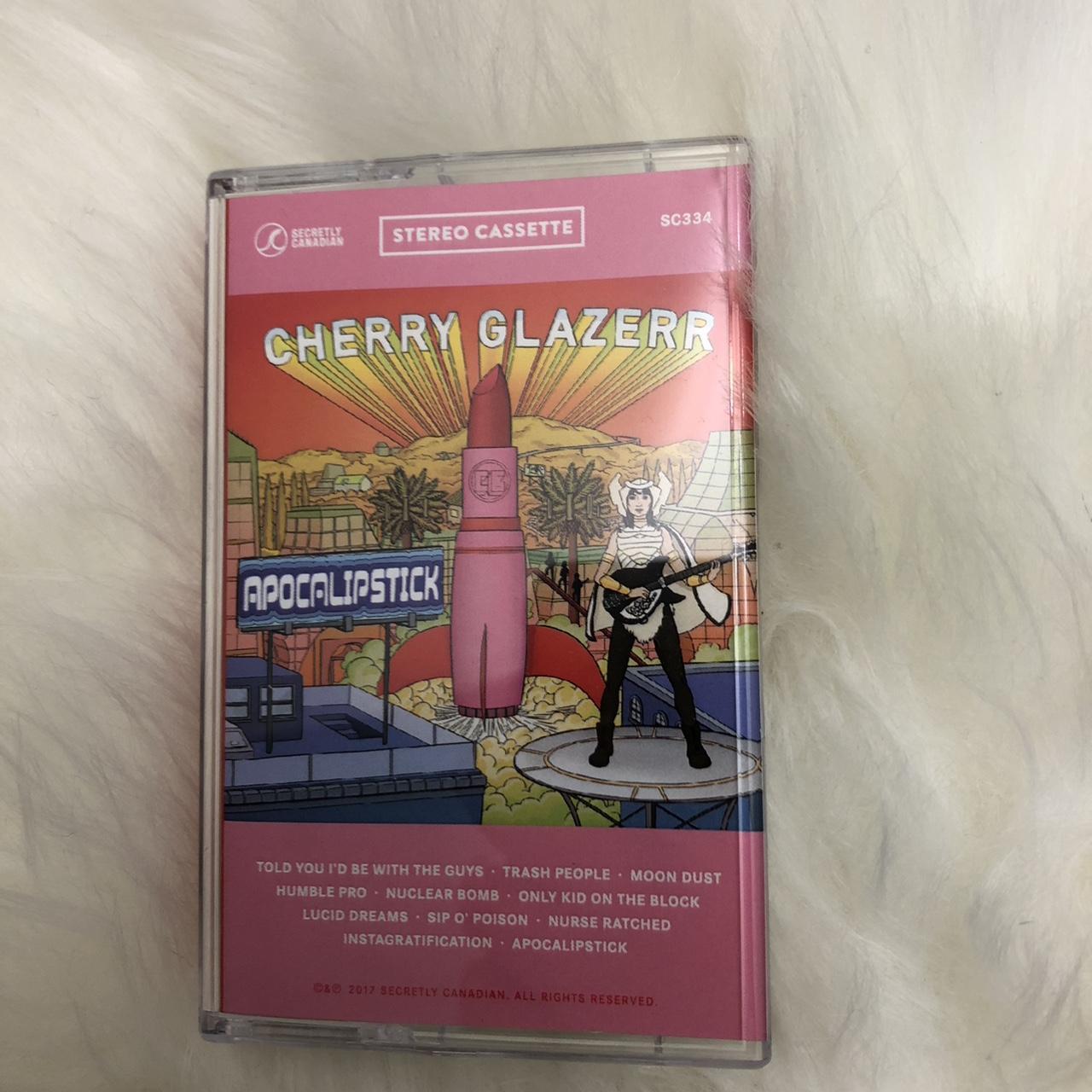 🍒 cherry glazerr cassette tape 🍒 apocalipstick album... - Depop