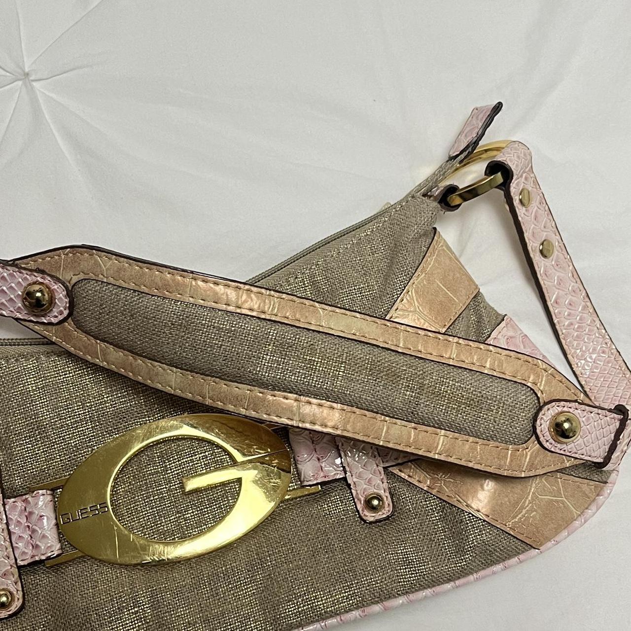 *2000s Vintage Guess Purse Metallic Gold... - Depop