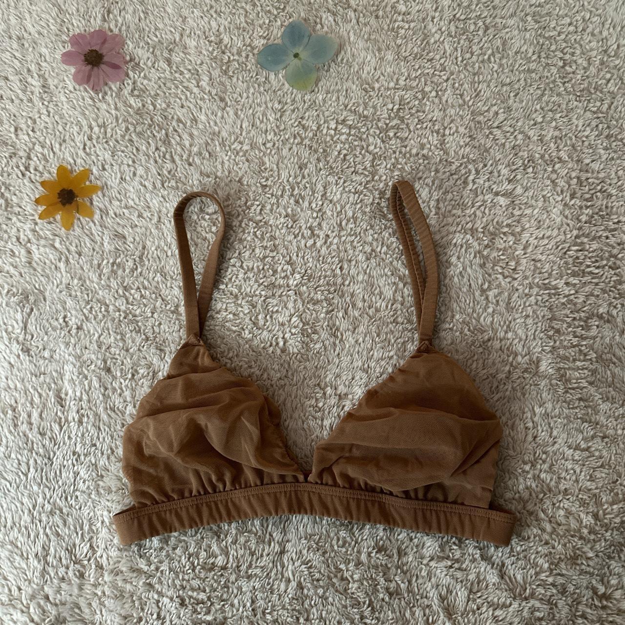 Skims mesh and sparkly dainty bralette 🤎 Size... - Depop