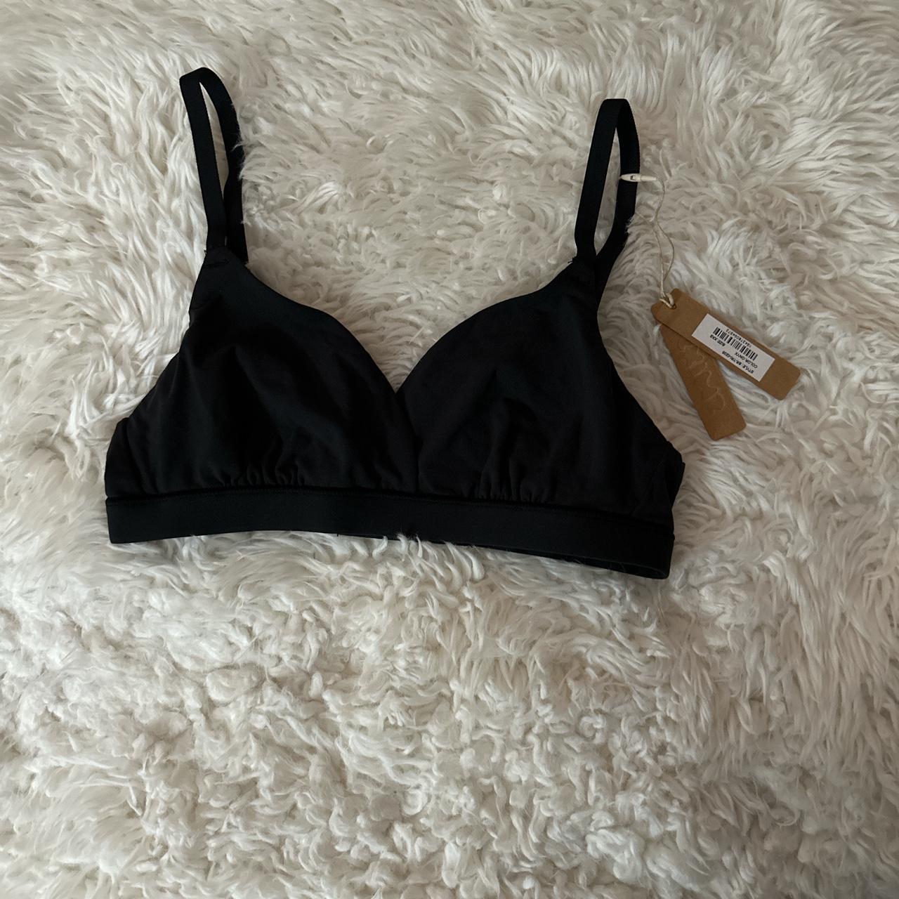 Skims brand new with tags onyx bralette 🖤 Size... - Depop