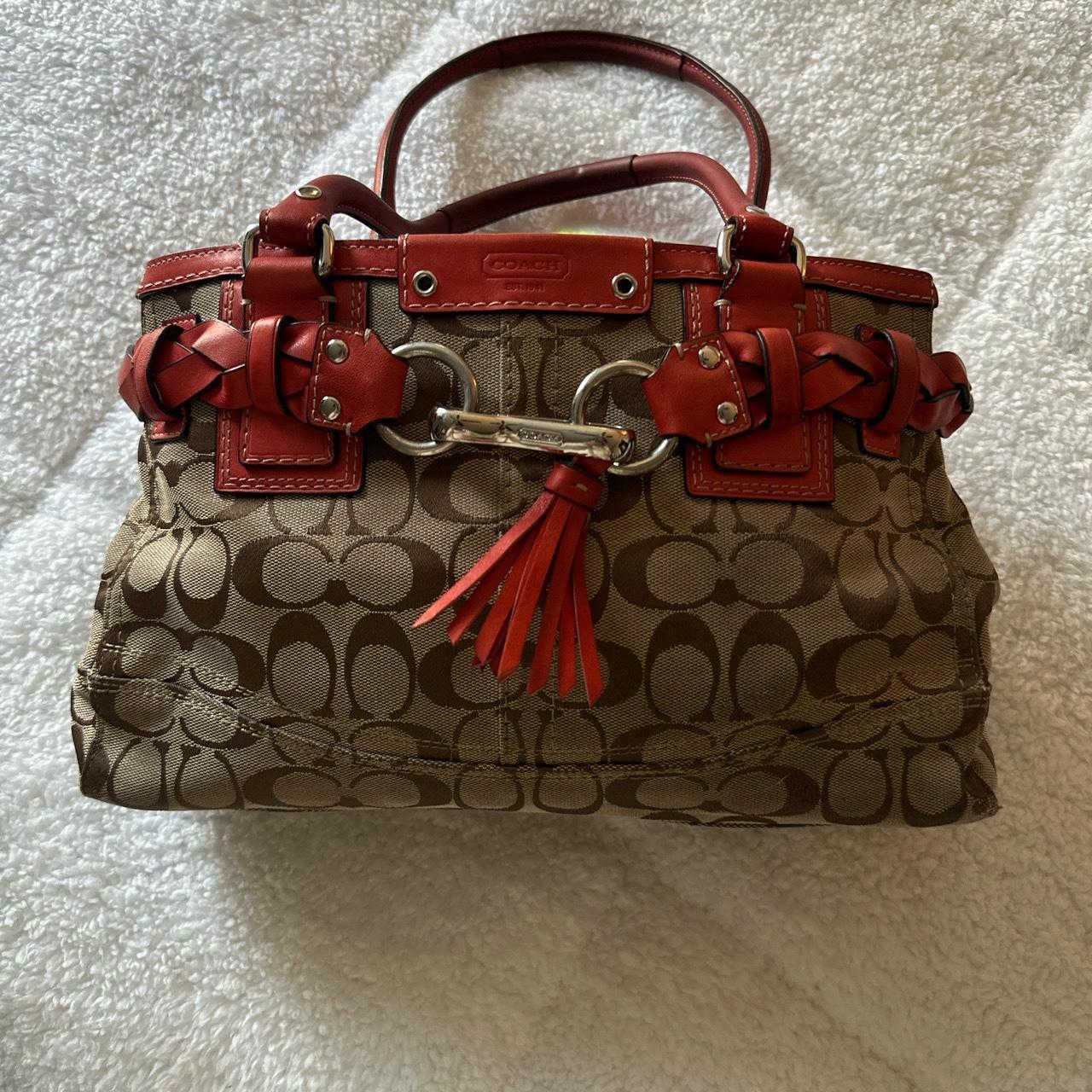 The cutest vintage Coach little hand tote bag in a... - Depop