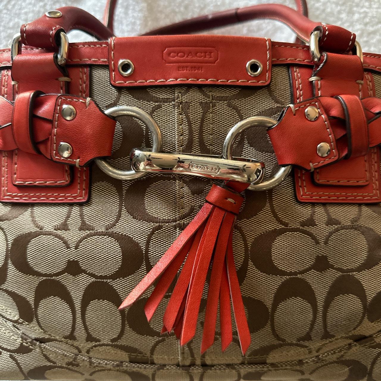 The cutest vintage Coach little hand tote bag in a... - Depop