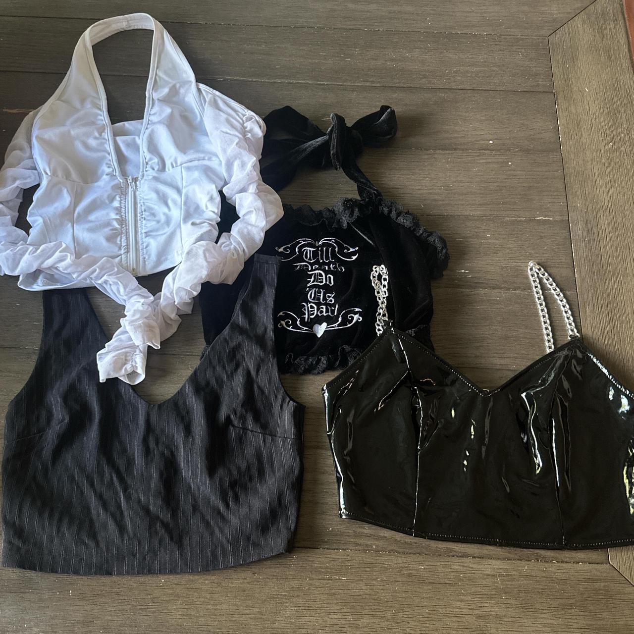 Bundle of 4 going out tops! 🤍 All tops except for... - Depop