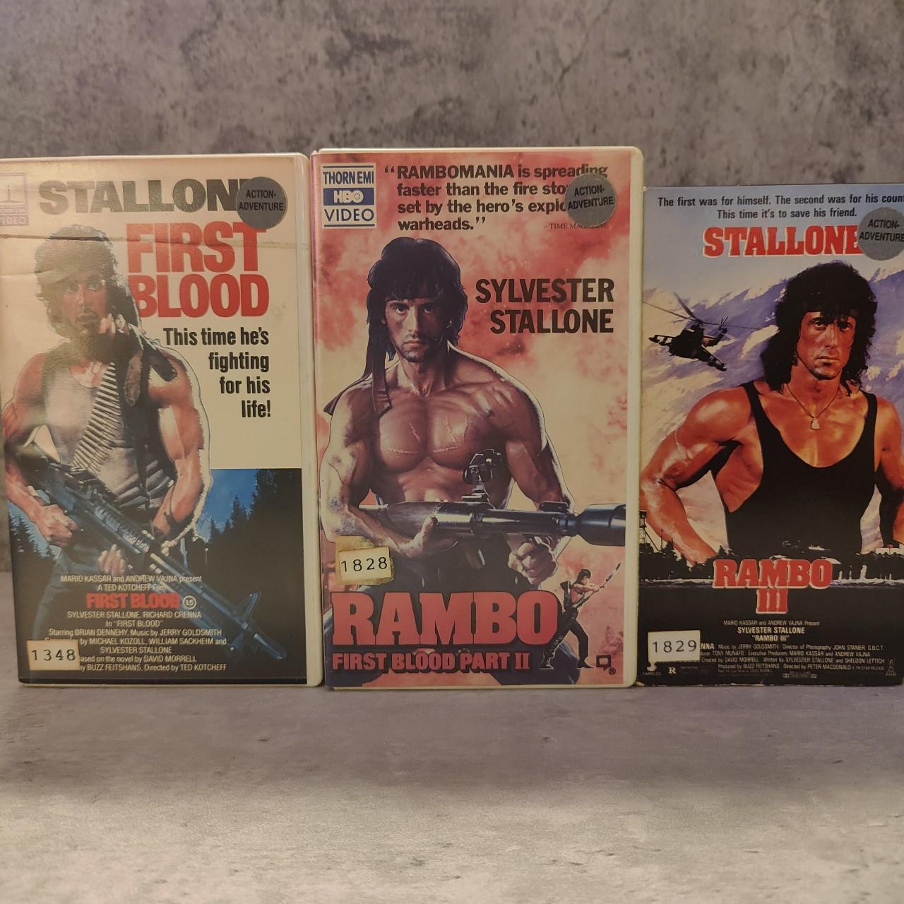 Rambo 1 & 2 on EMI Thorn Clams. Rambo III also... - Depop