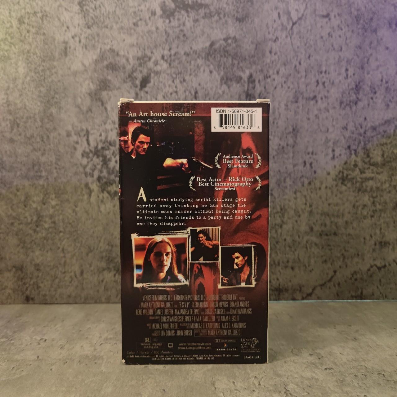 R.S.V.P. on VHS. Early 2000s slasher with Johnathan... - Depop