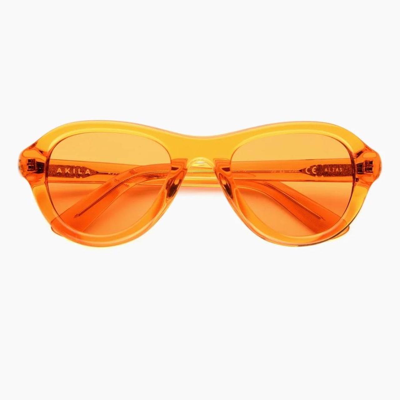 Akila “Alias” sunglasses in Orange Acetate. #orange... - Depop