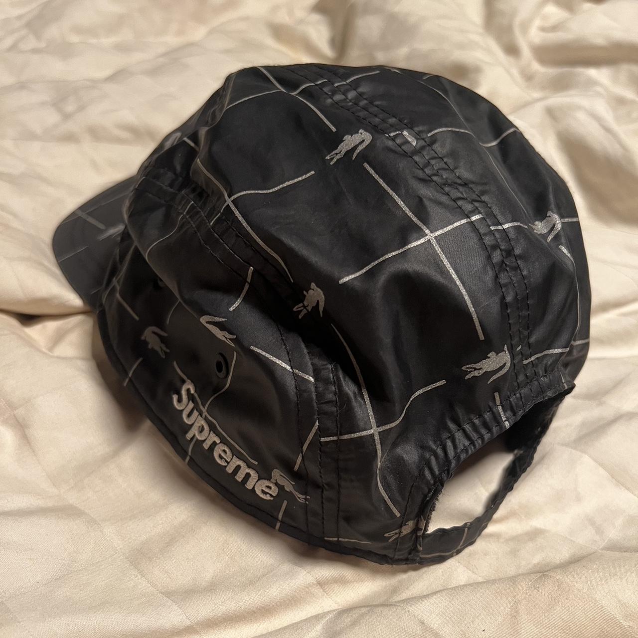 Supreme X Lacoste Reflective Grid Hat *Authentic*... - Depop