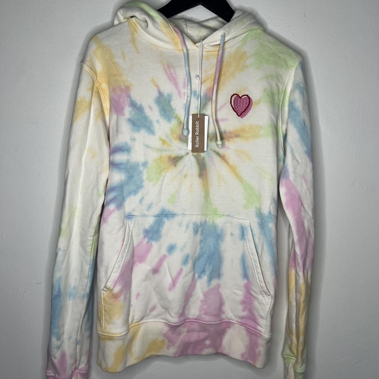 Roller Rabbit - Tie Dye Heart Hoodie *New / Tags... - Depop