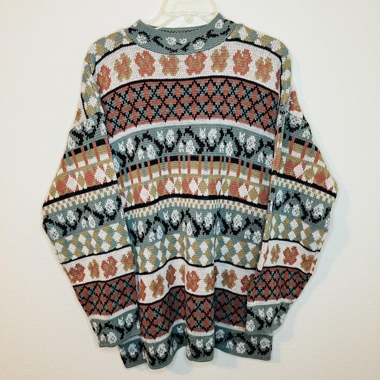 Vintage Arrow Fair Isle Paste Floral Aztec Striped... - Depop