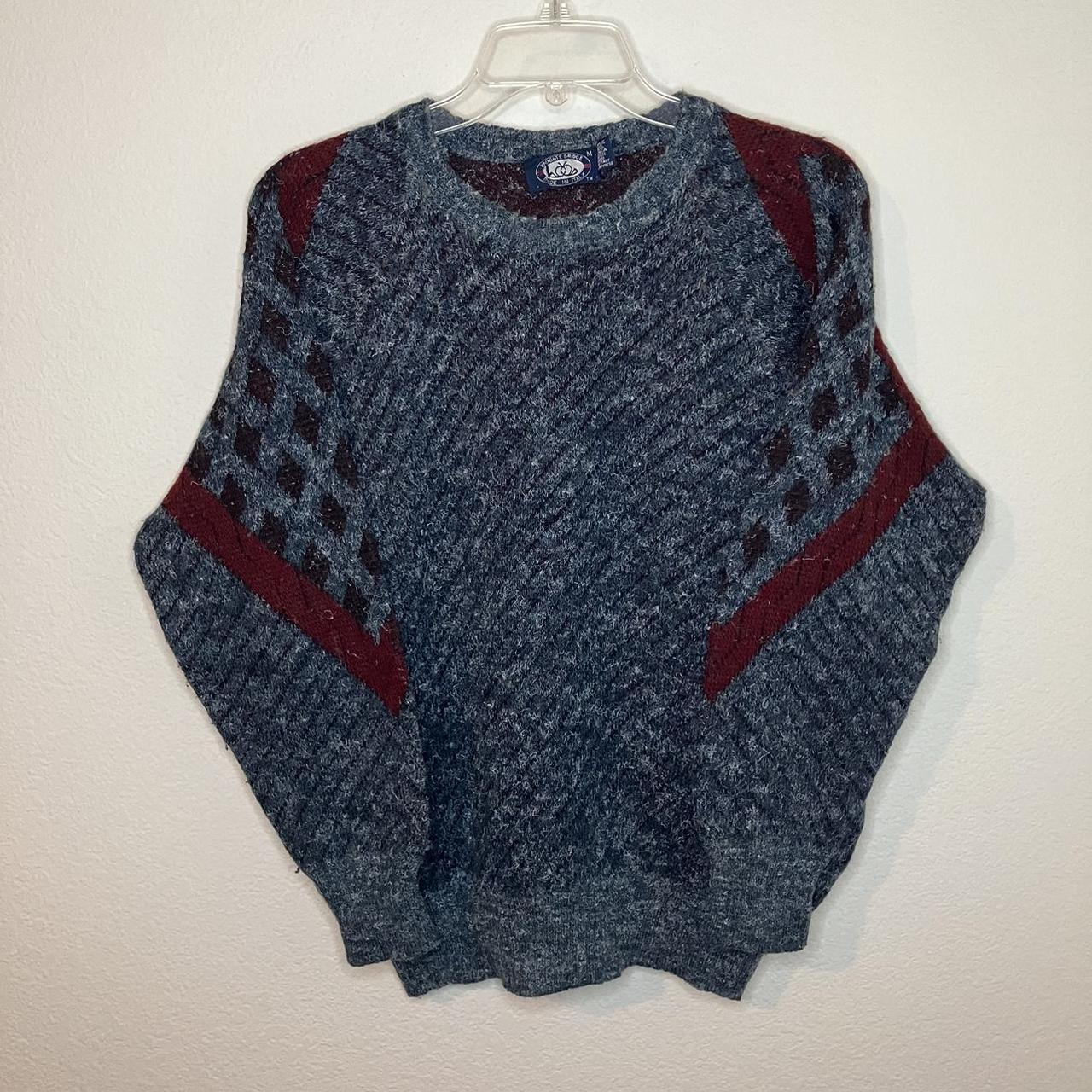 Vintage Knights Bridge Aztec Striped Colorblock... - Depop